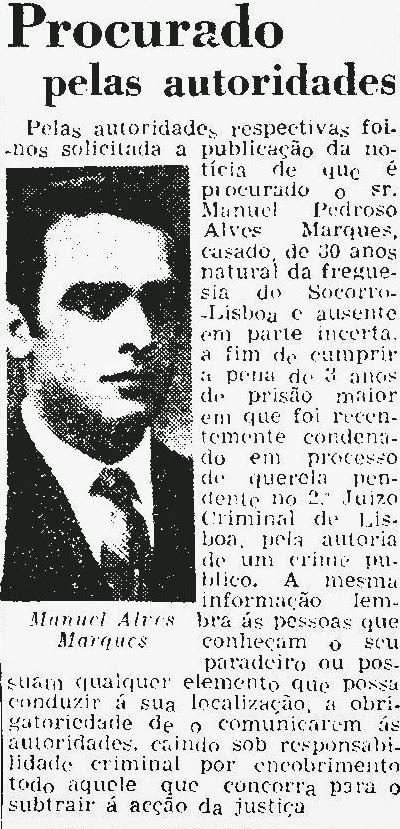 Silêncios e Memórias: [0956.] MANUEL PEDROSO MARQUES [III]